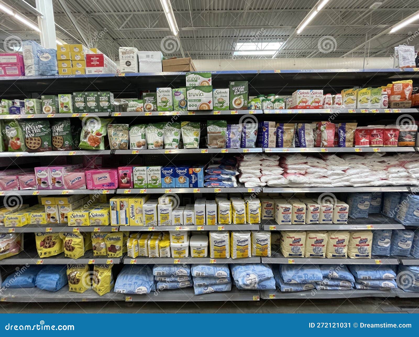 Walmart Store Interior Baking Sugars Editorial Photo - Image of ...