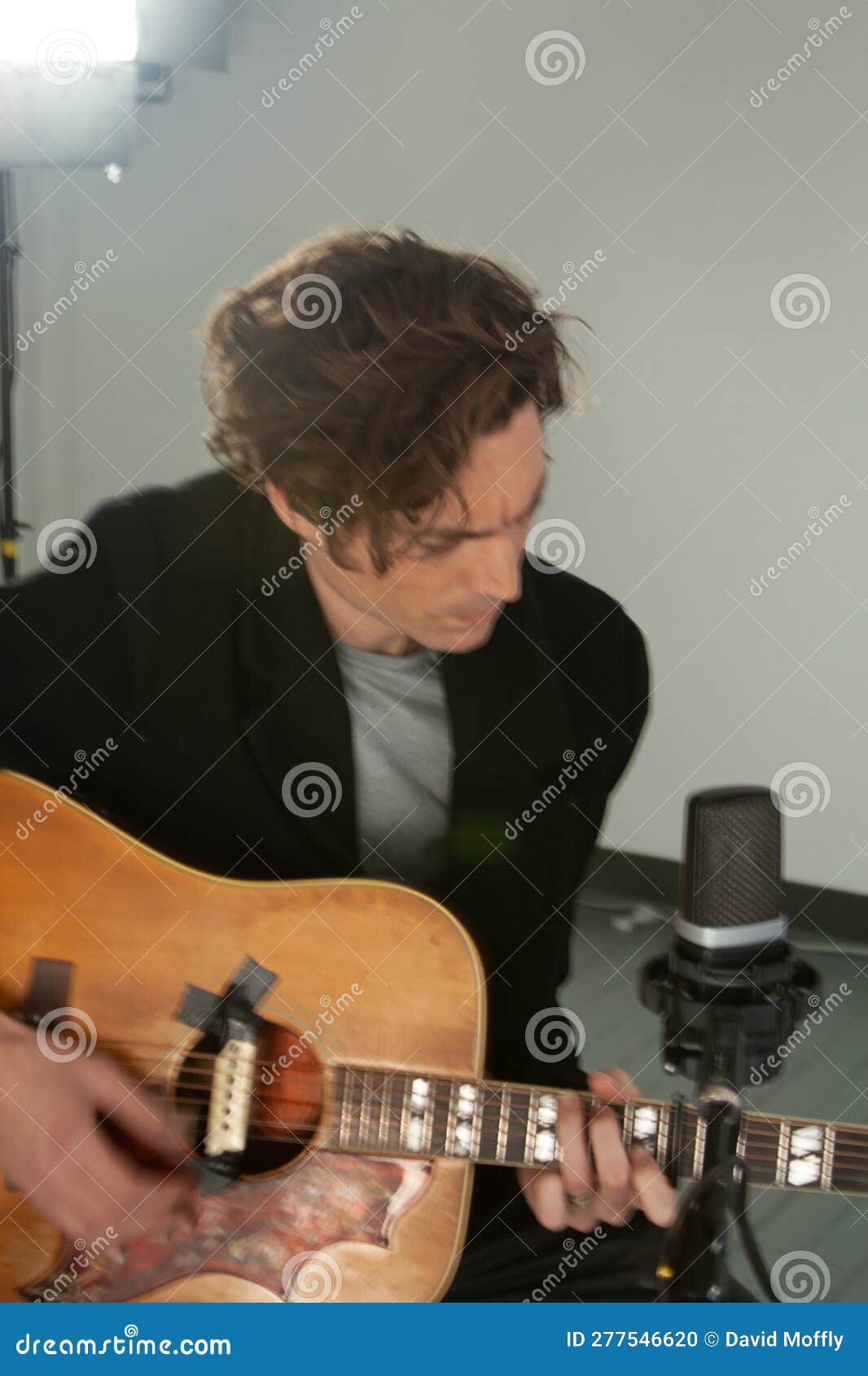 Augustana S Dan Layus Films a Session in Brooklyn Editorial Image ...