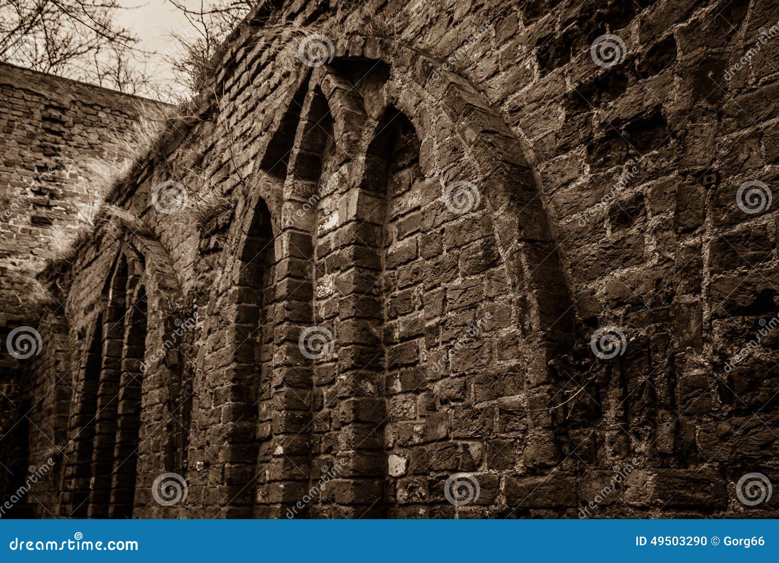 Augustinian Monastery Ruins Stock Photo - Image of jesus, cloister ...