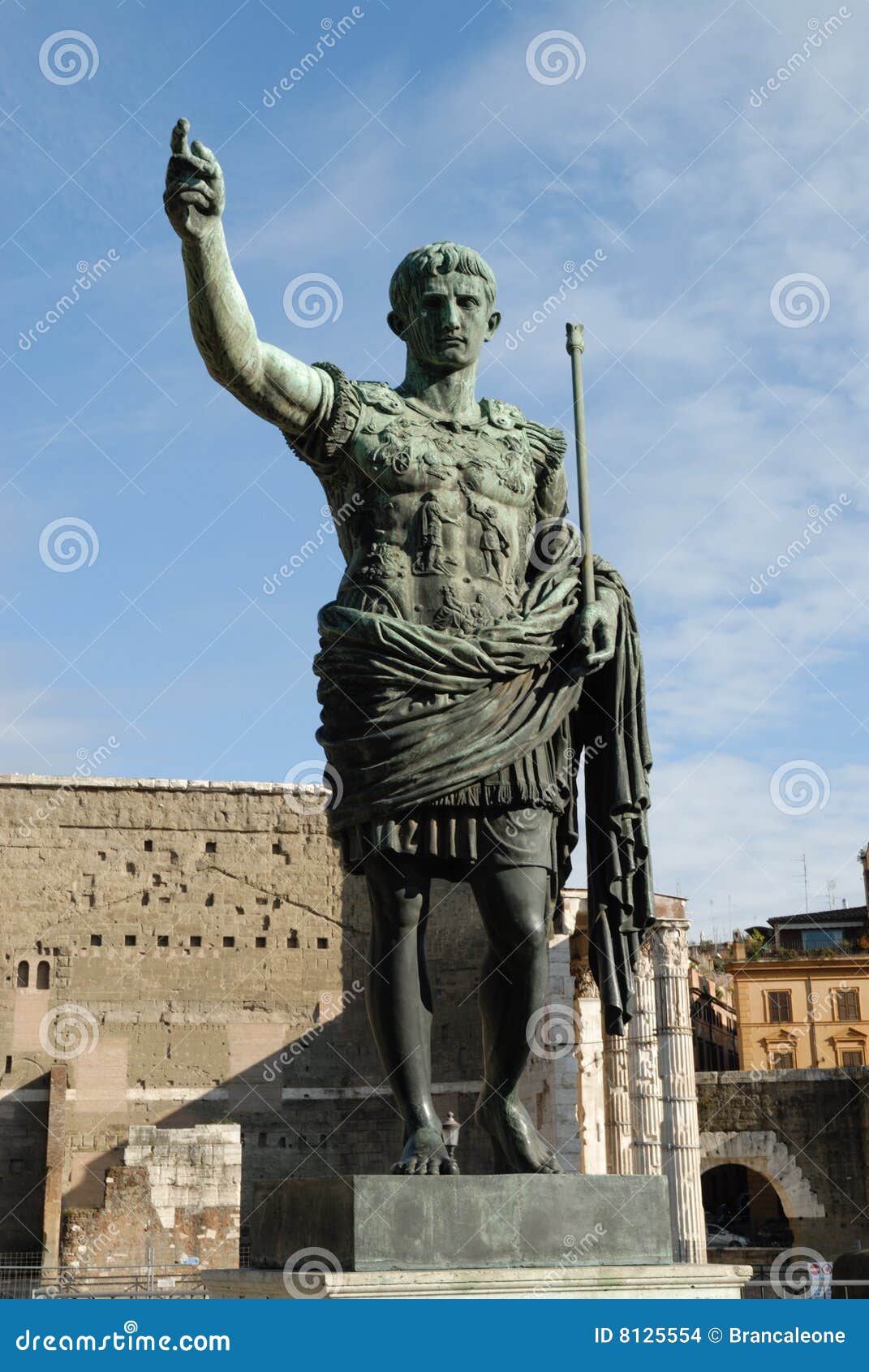 Augusto stock photo. Image of latin, laurel, powerful - 8125554