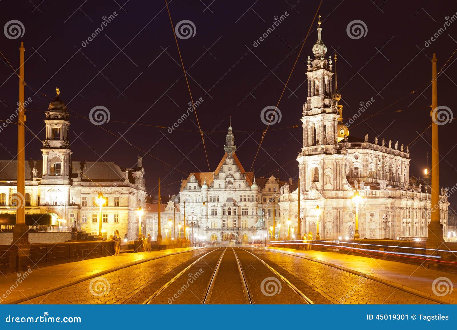 Augustus bridge stock image. Image of idyll, beautiful - 45019301