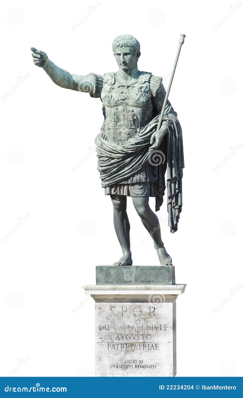 Augustus emperor statue stock photo. Image of imperiali - 22234204
