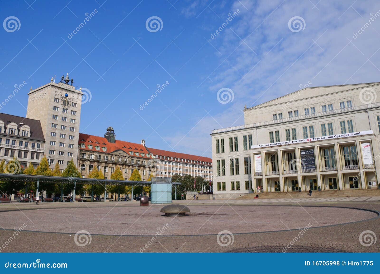 Augustusplatz - Leipzig, Germany Stock Photo - Image of scenery, town ...