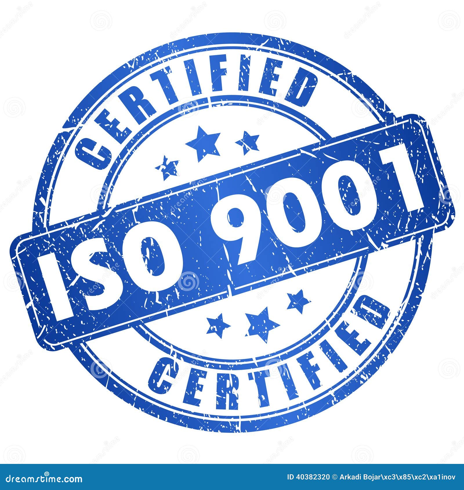 Auktoriserad Revisor För Iso 9001 Vektor Illustrationer - Illustration ...