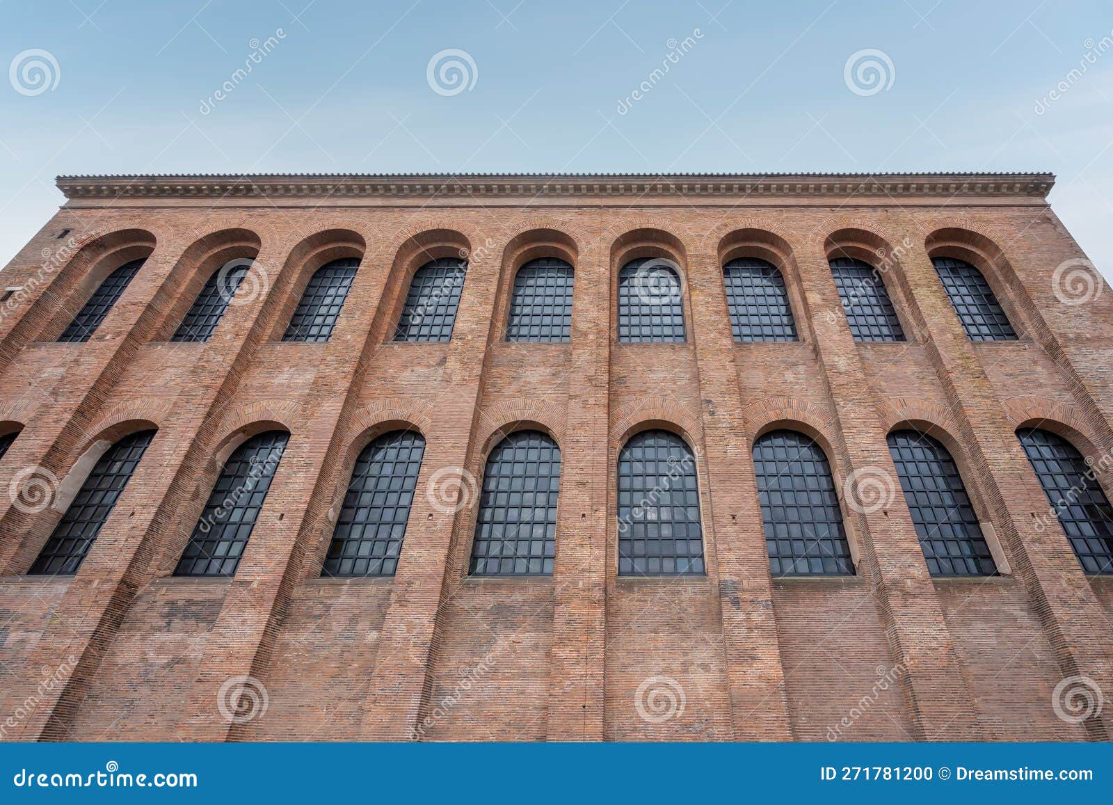 Aula Palatina (Basilica of Constantine) - Trier, Germany Stock Photo ...