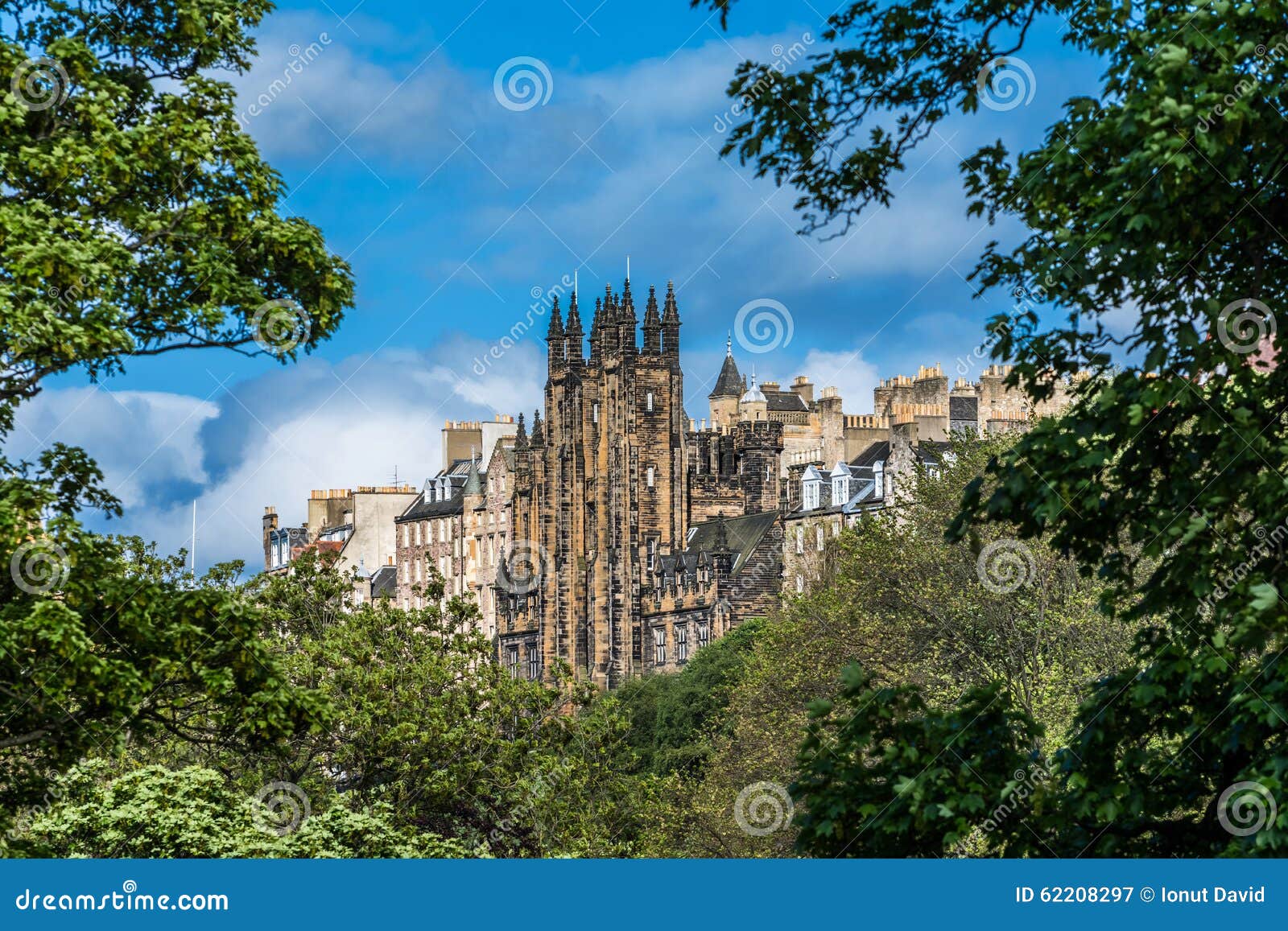 Aulan, Edinburg, Skottland fotografering för bildbyråer. Bild av gata ...