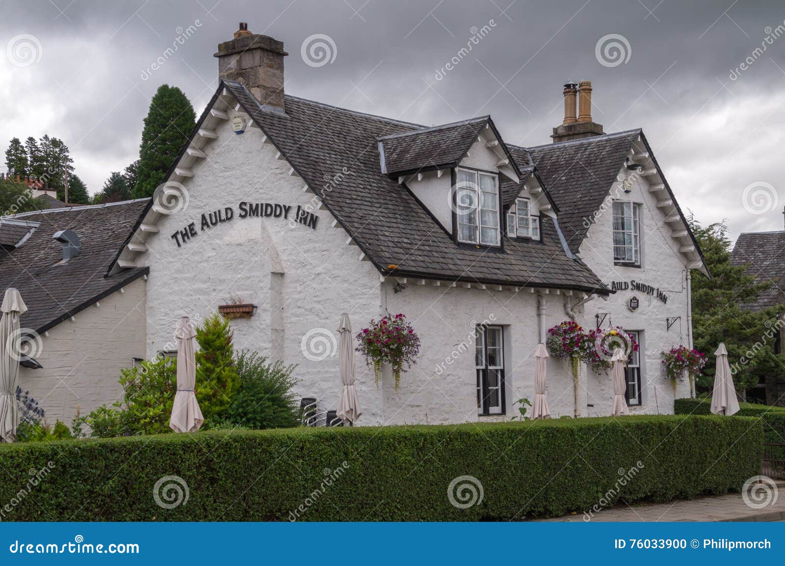 The Auld Smiddy Inn, Pitlochry, Scotland Editorial Image - Image of ...