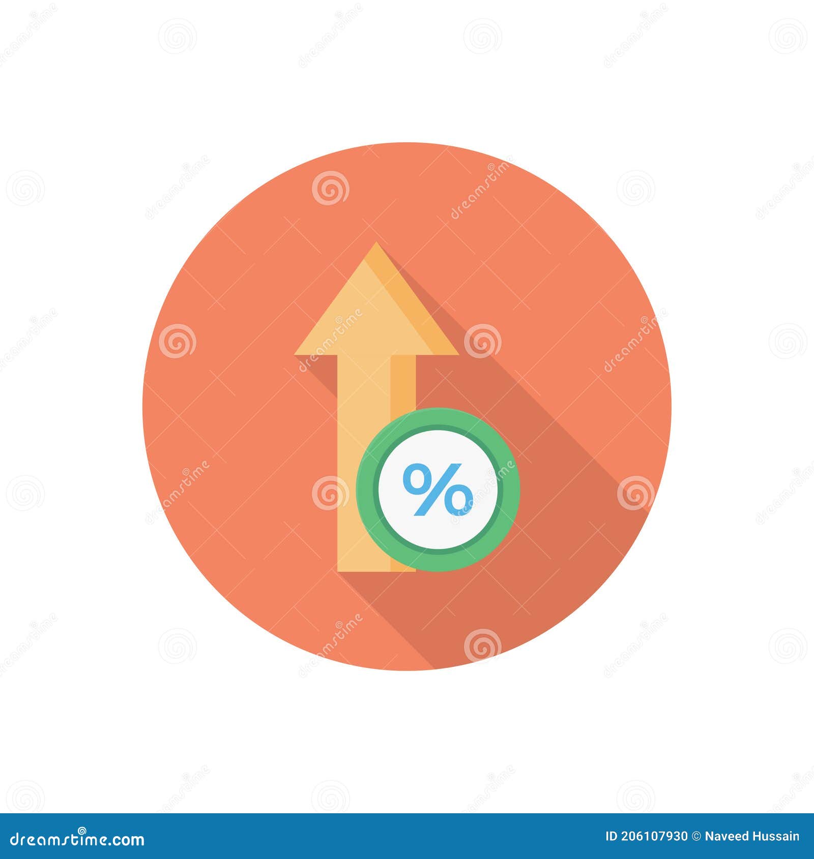 Aumentar ilustración del vector. Ilustración de flecha - 206107930