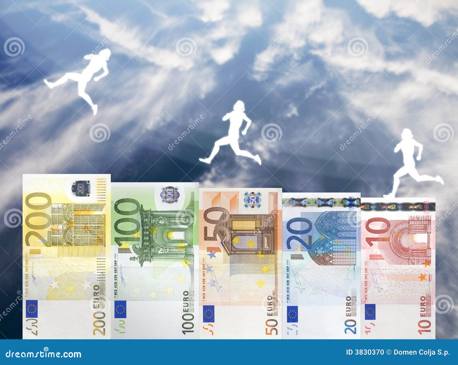 Aumento Do Euro- Valor Do Dinheiro Foto de Stock - Imagem de conceito ...