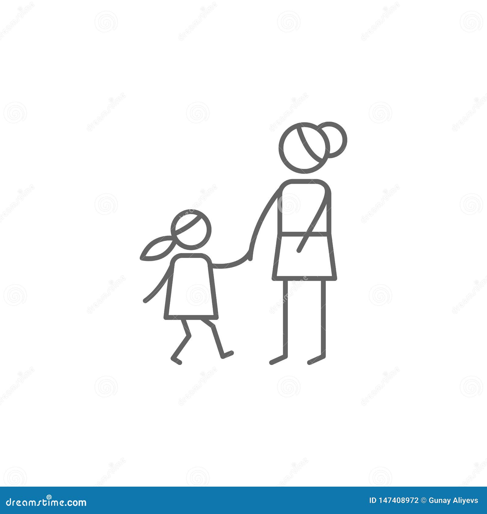 Aunt Icon. Trendy Aunt Logo Concept On White Background From Family ...