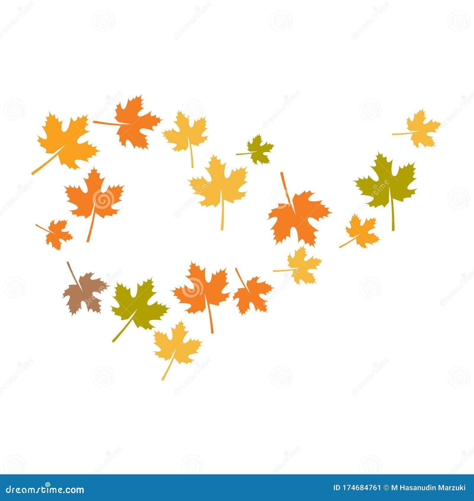 Auntumn Wind Logo Vector Illustration | CartoonDealer.com #174685020