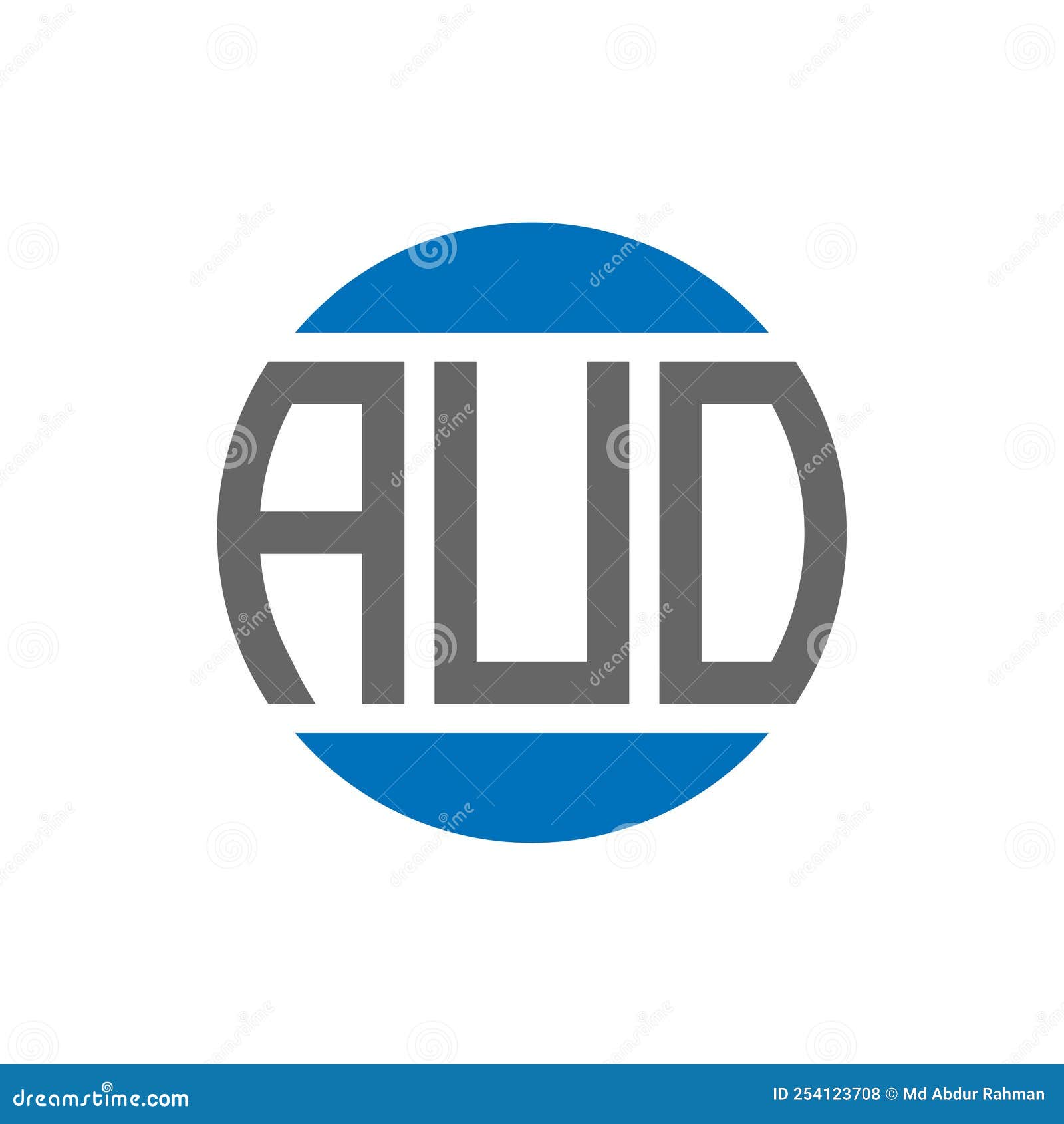 AUO Letter Logo Design on White Background. AUO Creative Initials ...