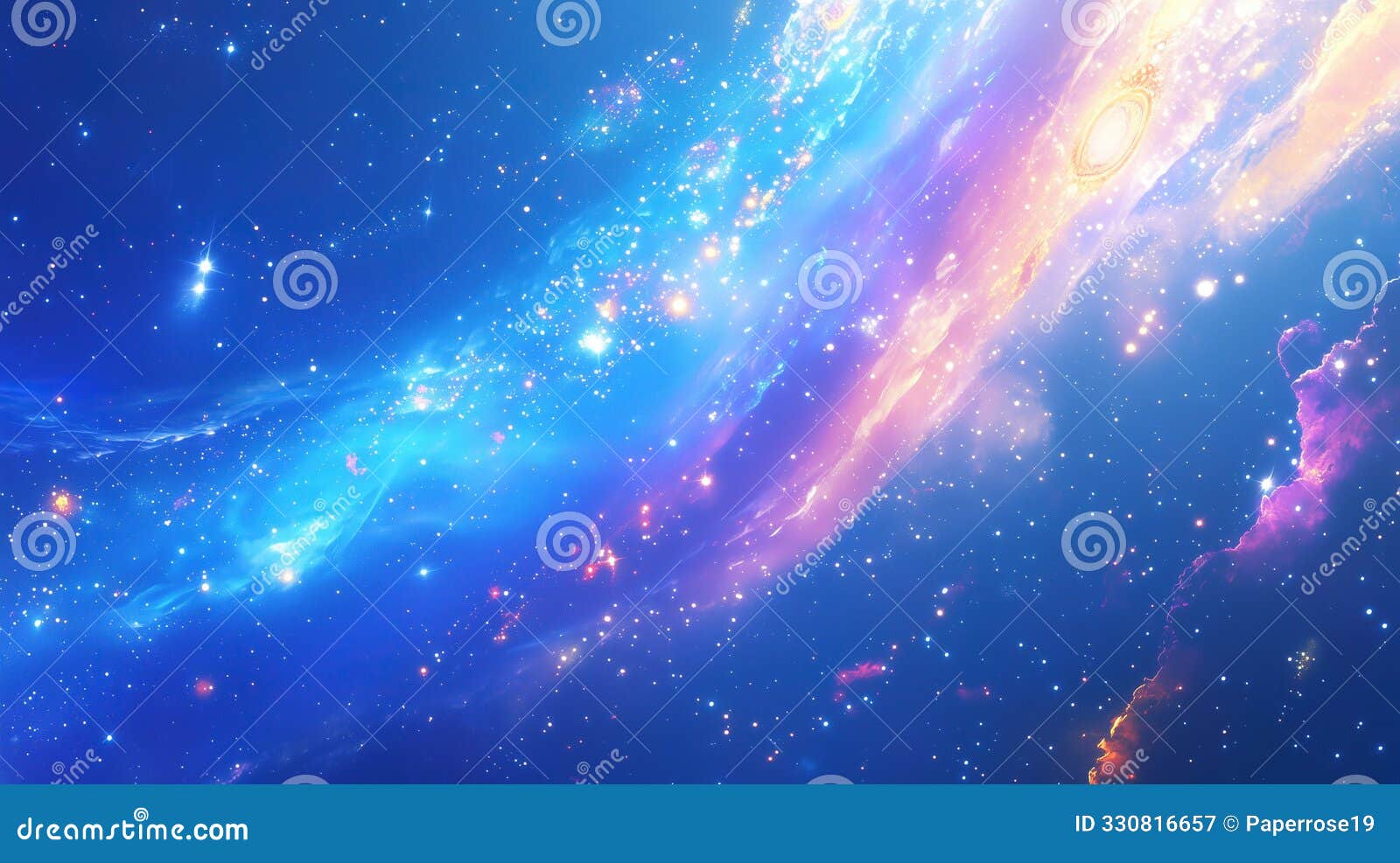 The Aura Wands of Deep Space are Cosmic. Stock Image - Image of ...