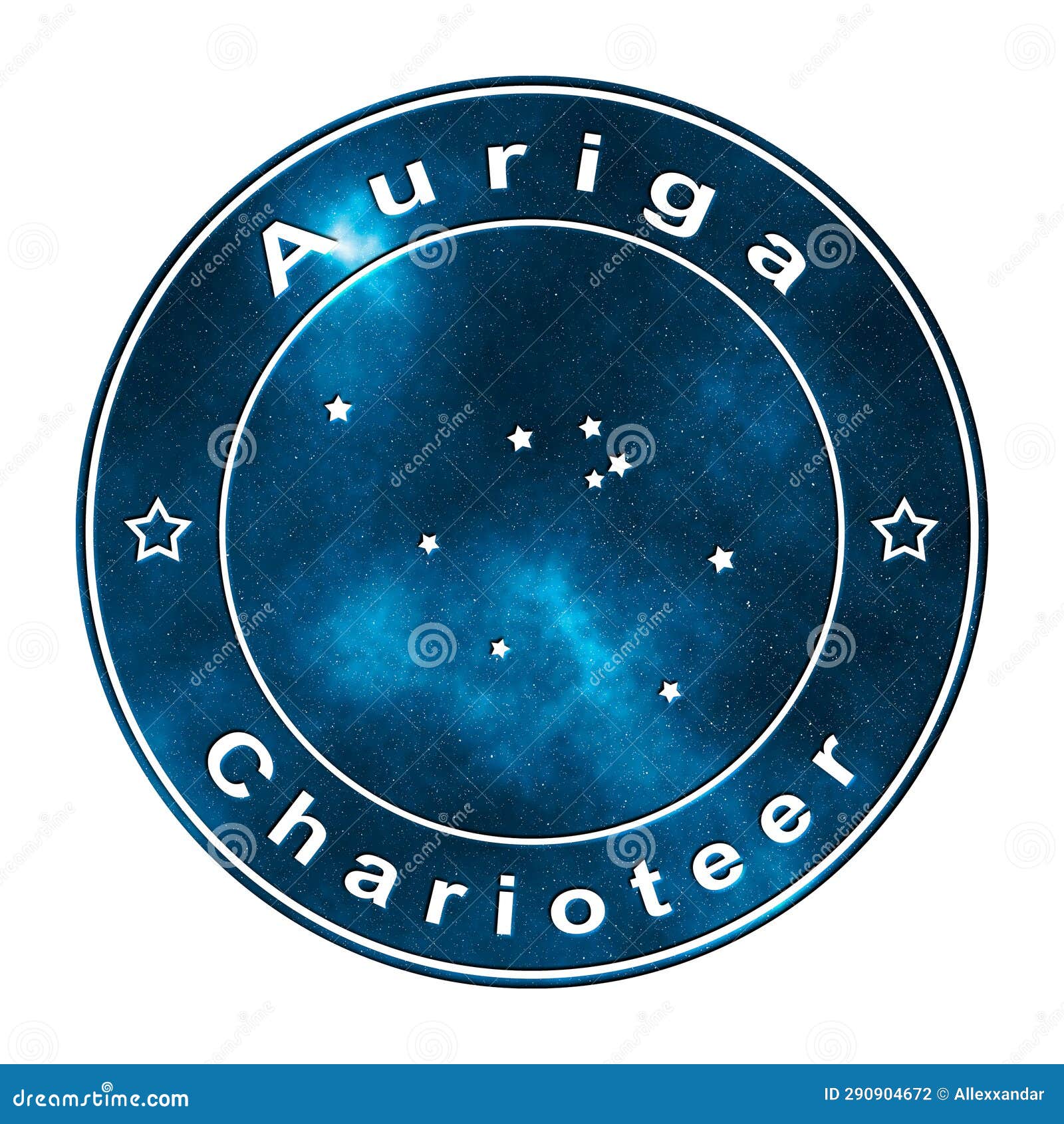Auriga Star Constellation, Charioteer Constellation Stock Photo | CartoonDealer.com #290904672