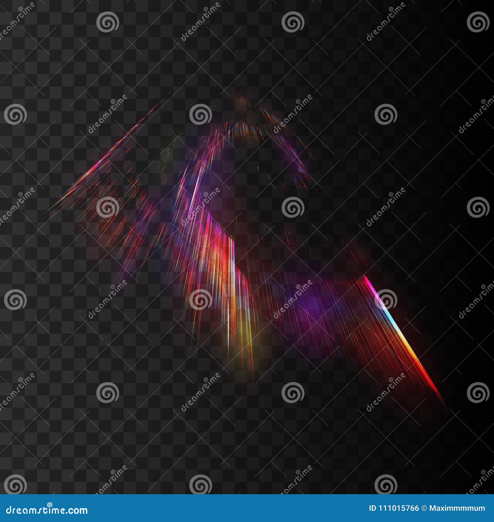 Aurora Borealis Transparent Light Effect Stock Vector - Illustration of ...