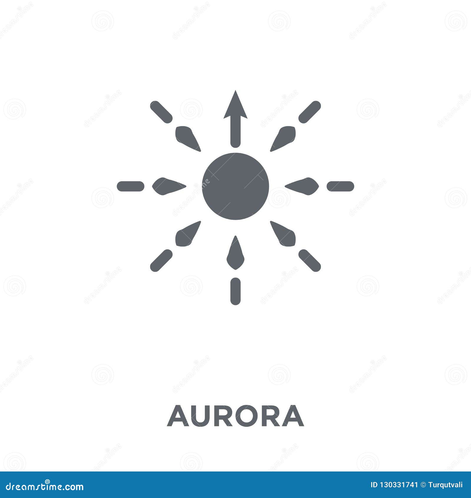 Aurora Icon From Collection. Vector Illustration | CartoonDealer.com ...