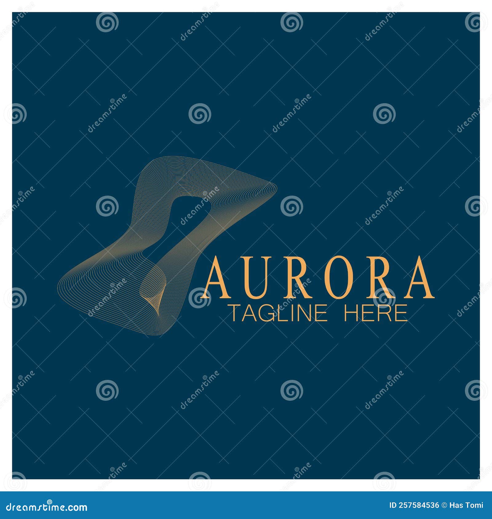 Aurora Logo Design Icon Illustration Vector Template Stock Vector ...