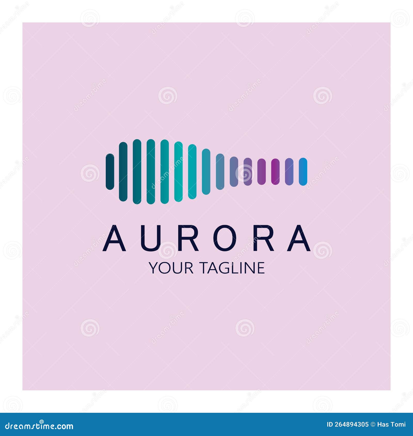 Aurora Logo Design Icon Illustration Vector Template Stock Vector ...