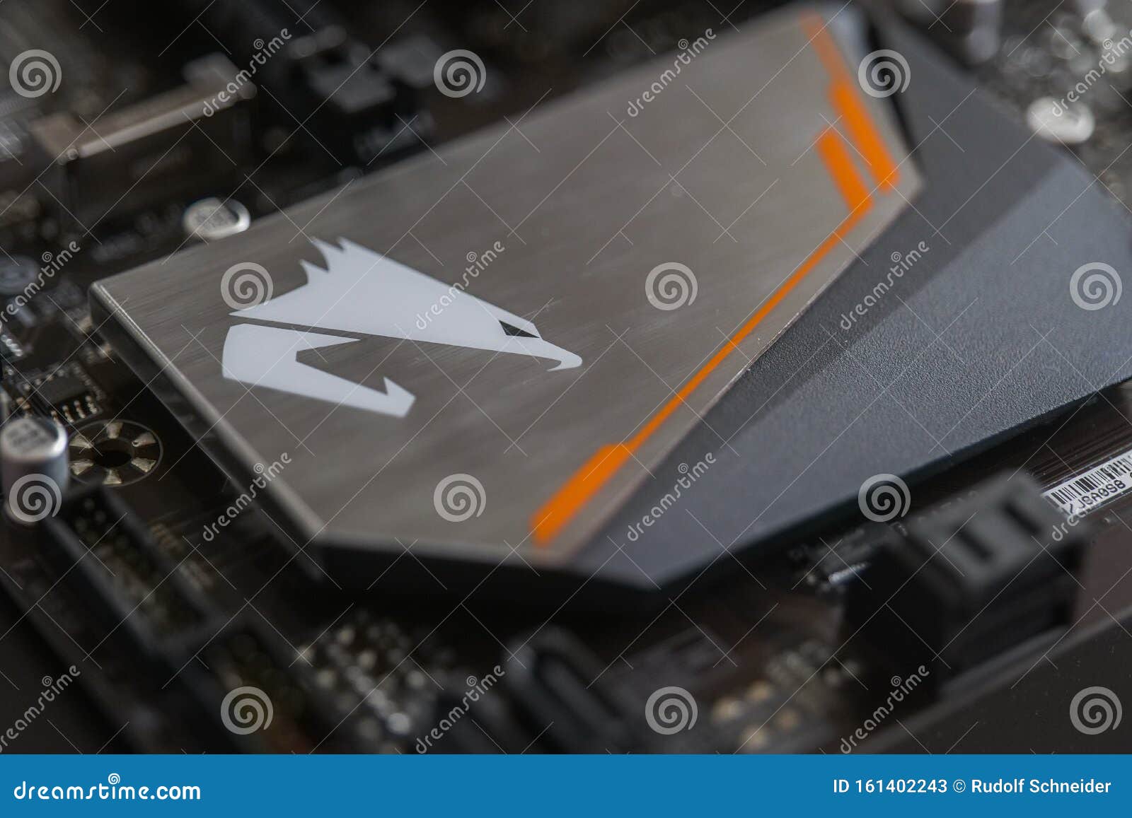 Auros Mainboard AMD editorial stock photo. Image of computer - 161402243