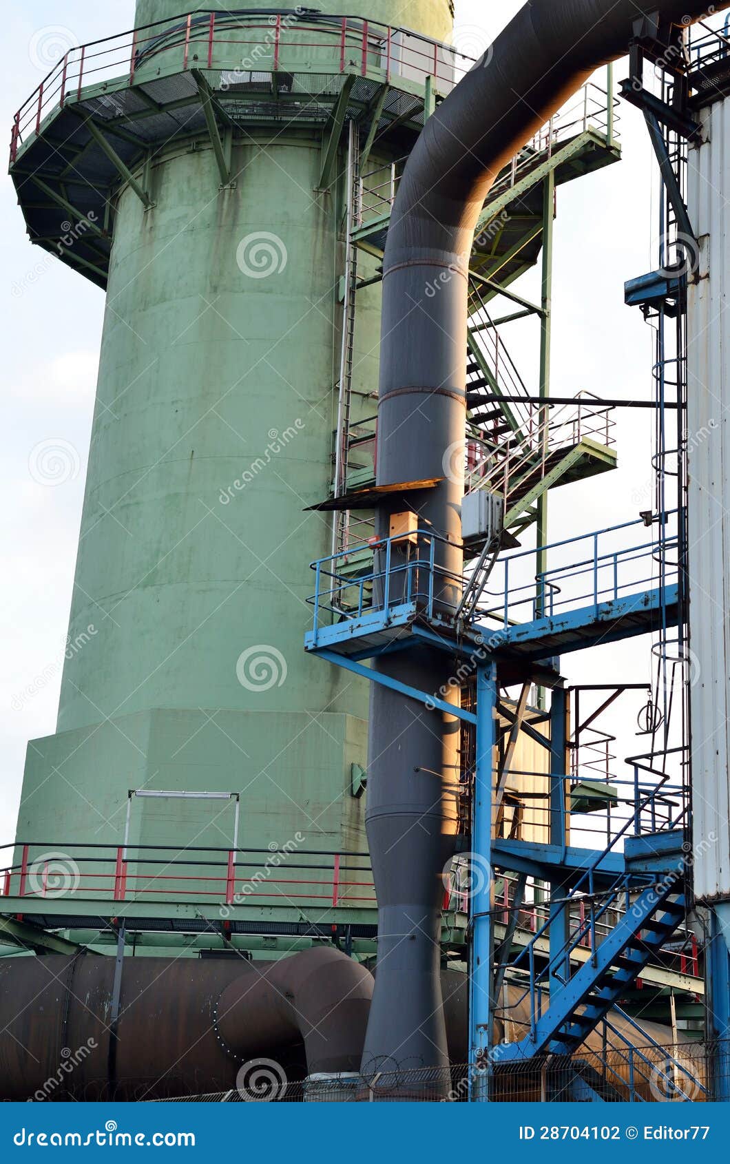 Aurubis Copper Factory in Hamburg Stock Photo - Image of residues ...