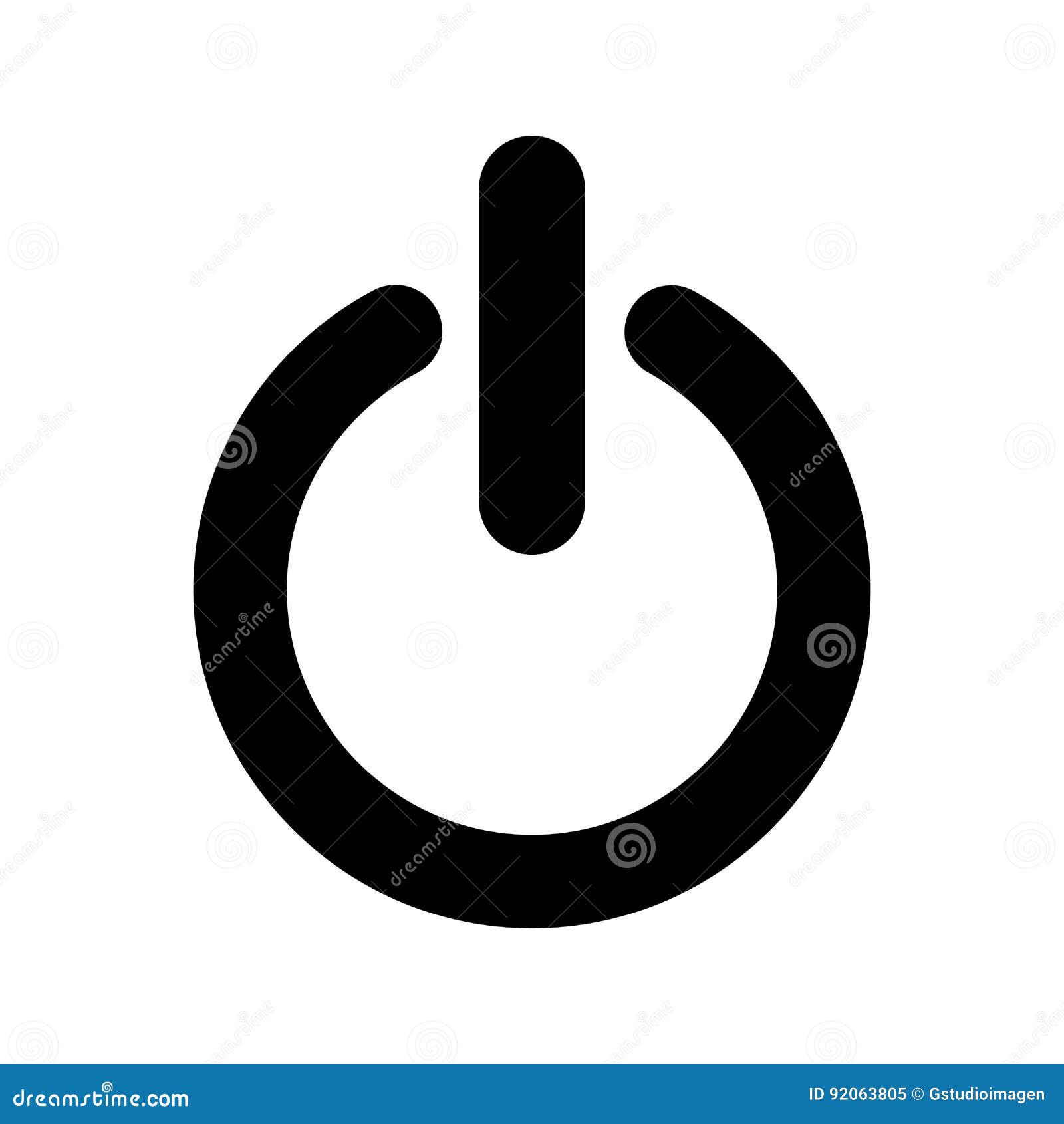 An-/Aus-Schalter Lokalisierte Ikone Vektor Abbildung - Illustration von ...