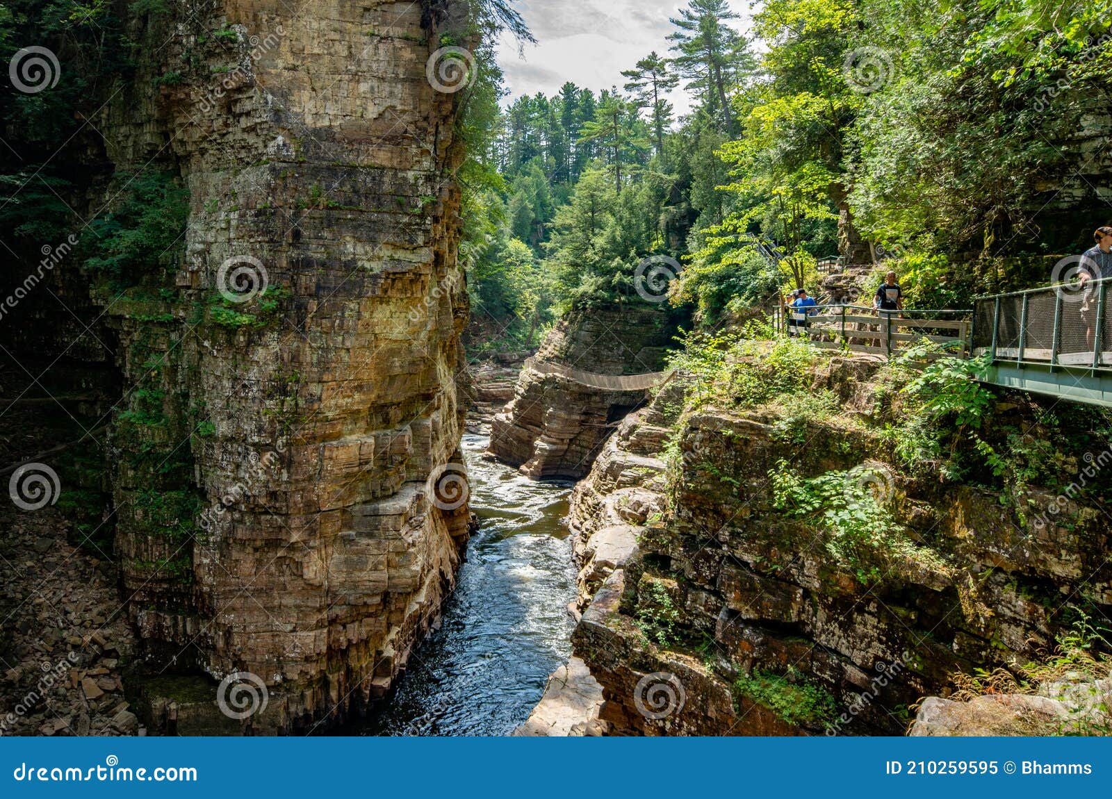 Ausable Chasm Waterfall Royalty-Free Stock Photo | CartoonDealer.com ...