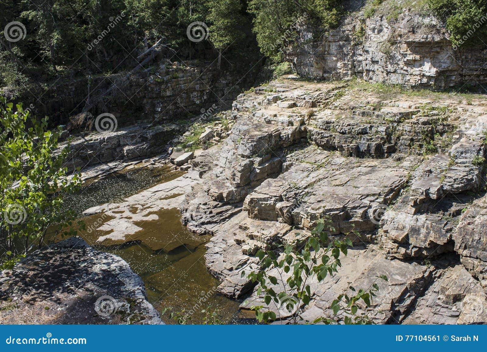 Ausable Chasm stock image. Image of nature, chasm, ausable - 77104561
