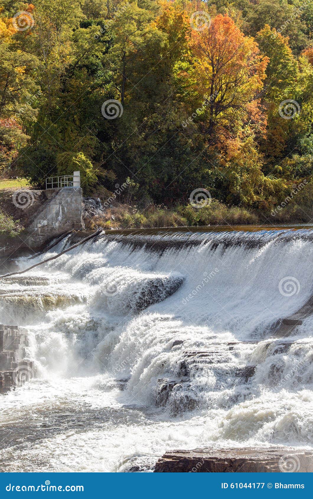 Ausable Chasm Waterfalls stock image. Image of cascade - 61044177