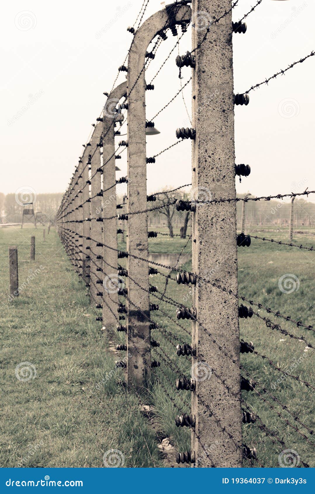 Auschwitz Barbed Wire Fence Editorial Photography - Image of ...