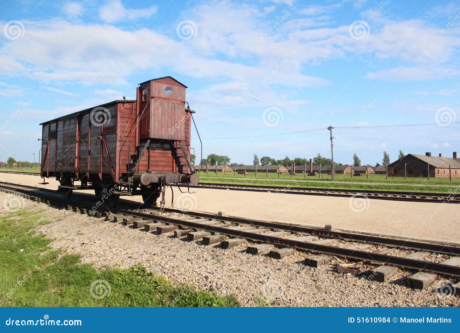 Auschwitz-Birkenau Concentration Camp Train Editorial Stock Image ...