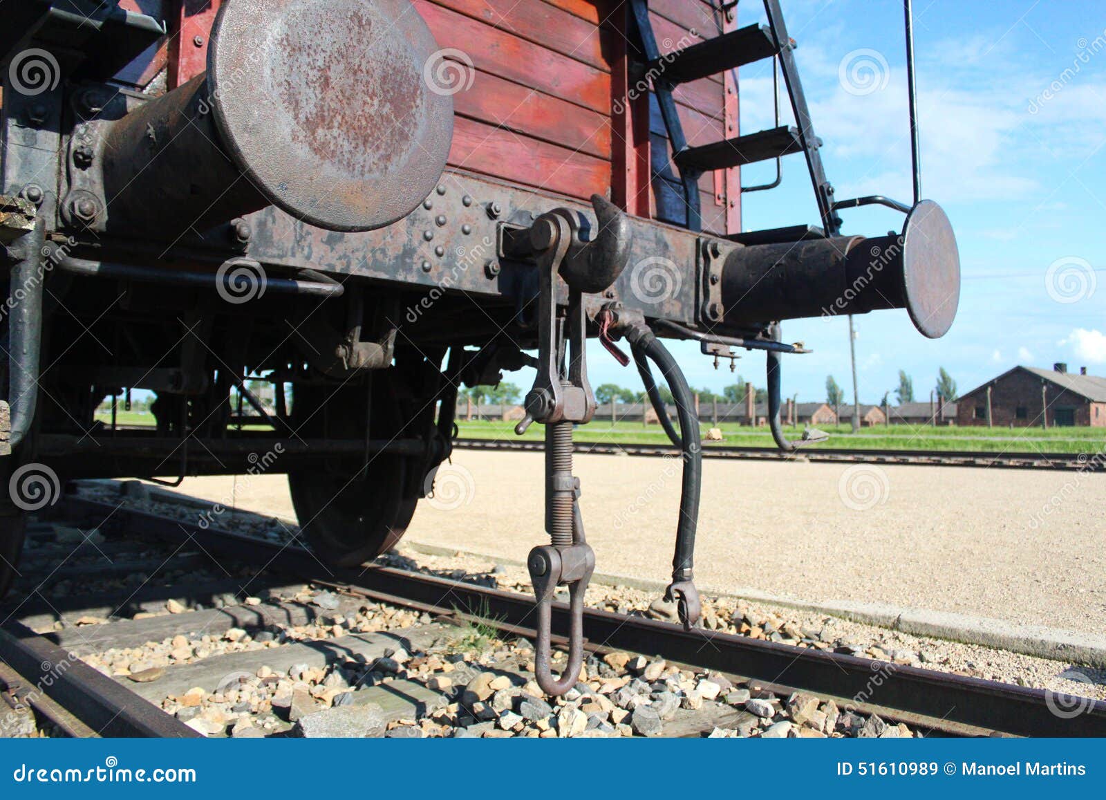 Auschwitz-Birkenau Concentration Camp Train Editorial Stock Image ...