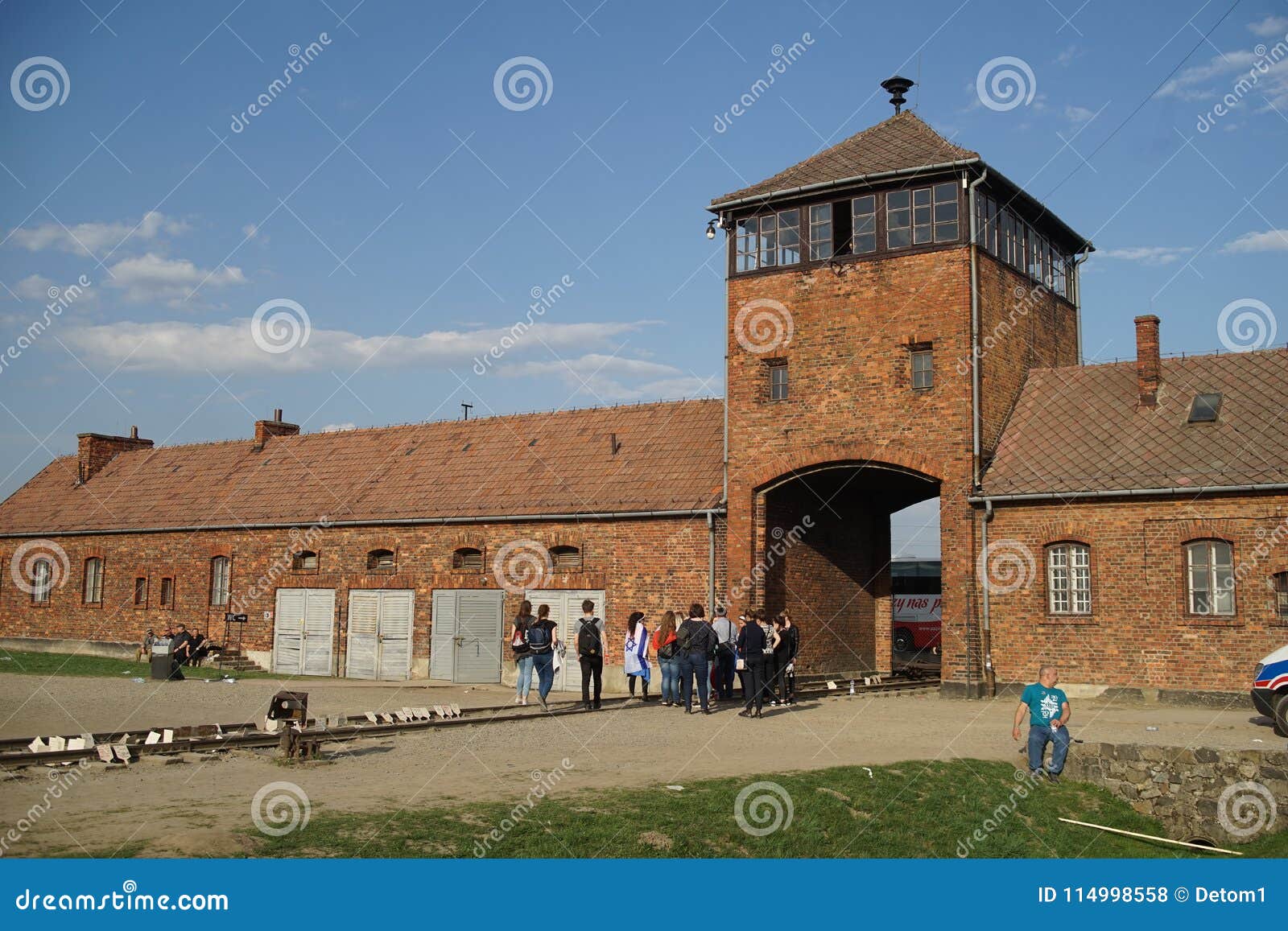 Auschwitz Birkenau, the Death Camp Gate Editorial Stock Photo - Image ...