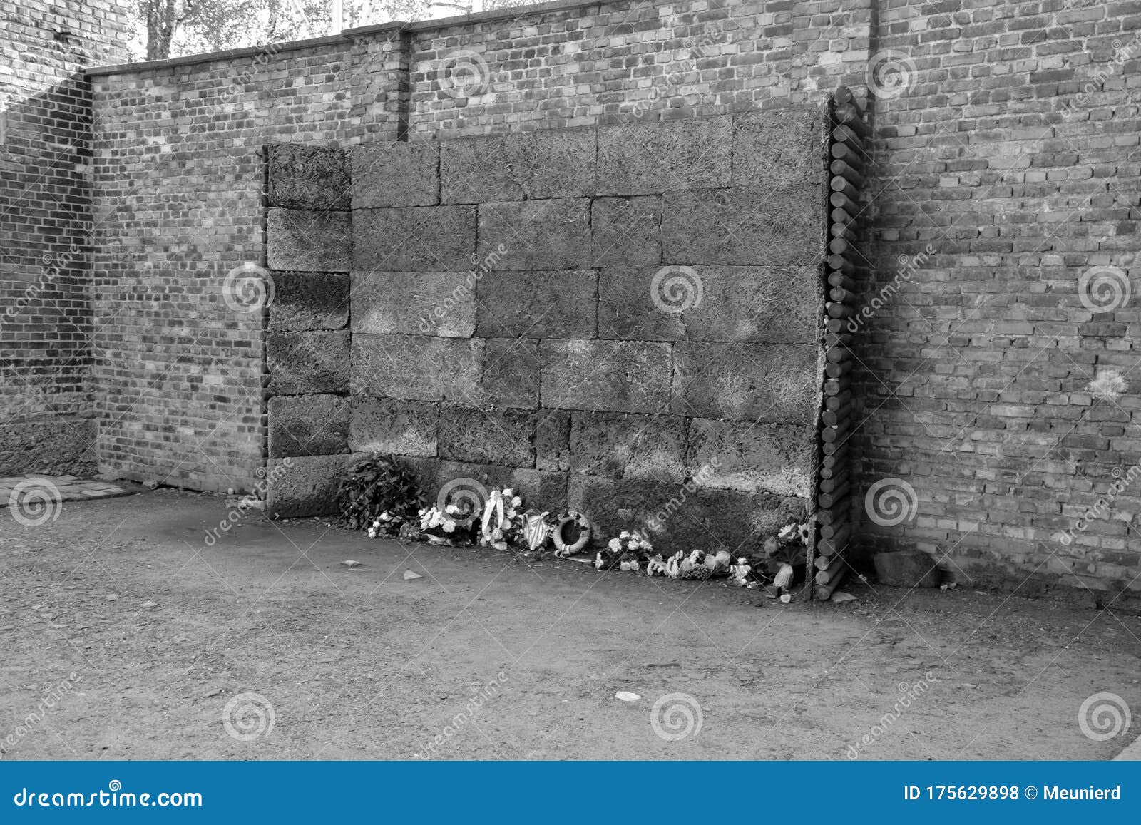 Auschwitz Concentration Camp Execution Wall Editorial Stock Photo ...