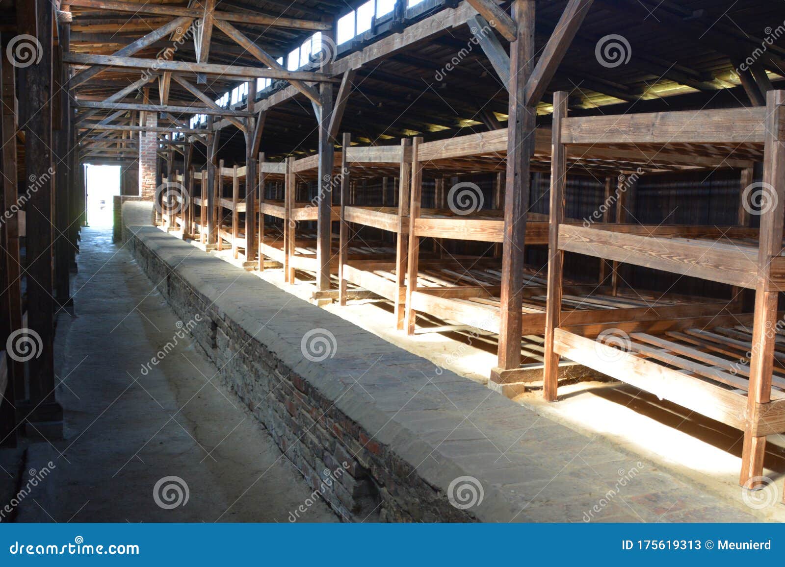 Inside Of Barracks From Dachau Concentration Camp Editorial Image ...