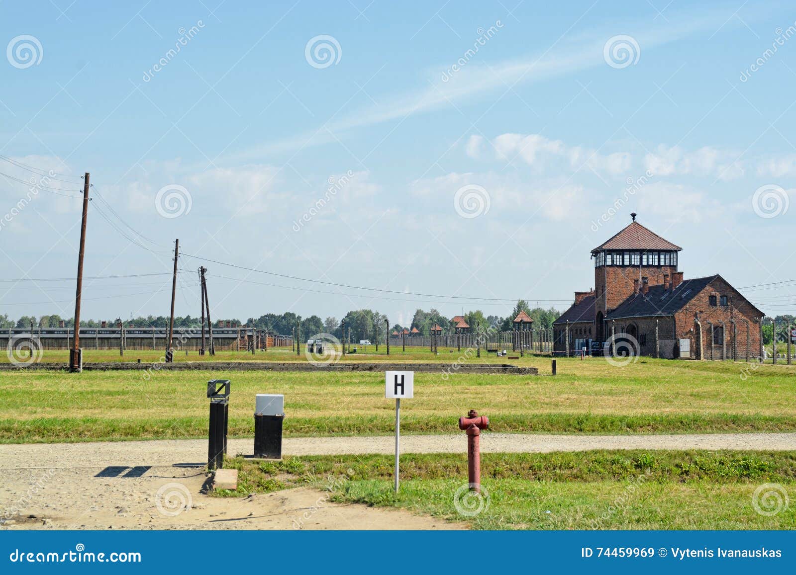 Auschwitz Death Camp Editorial Image | CartoonDealer.com #74278514