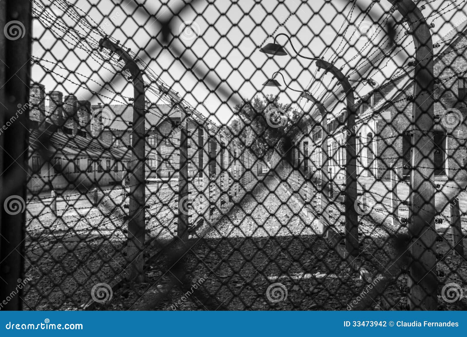 Auschwitz Fence Editorial Image | CartoonDealer.com #33474024