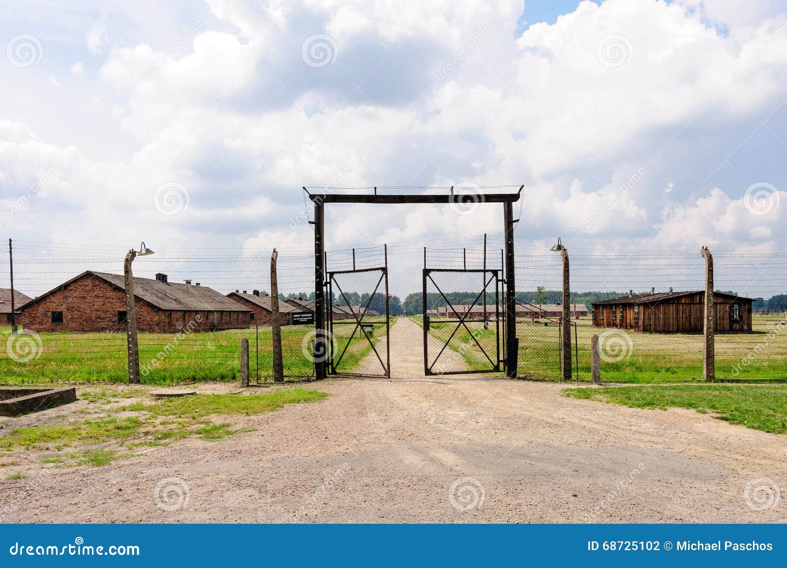 Auschwitz Gate Sign Editorial Image | CartoonDealer.com #121040250