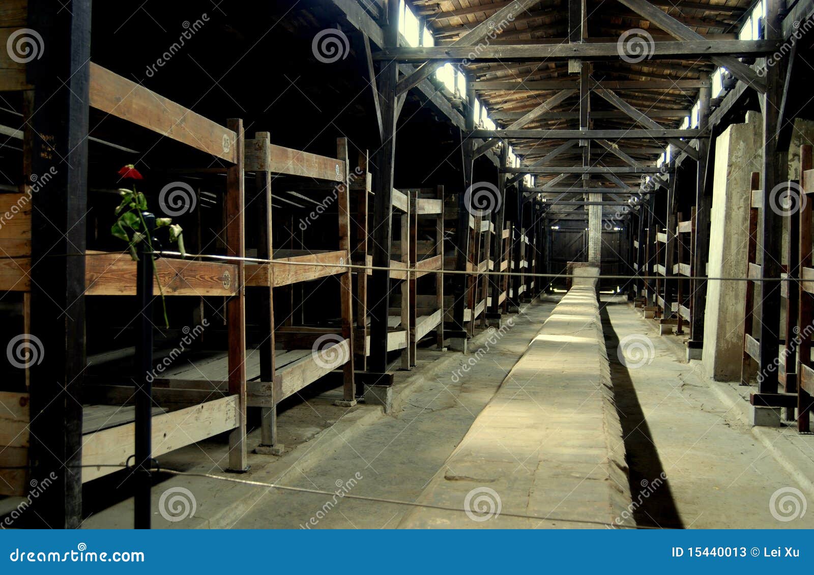 Auschwitz, Poland: Prisoner Barracks Editorial Stock Photo - Image of ...