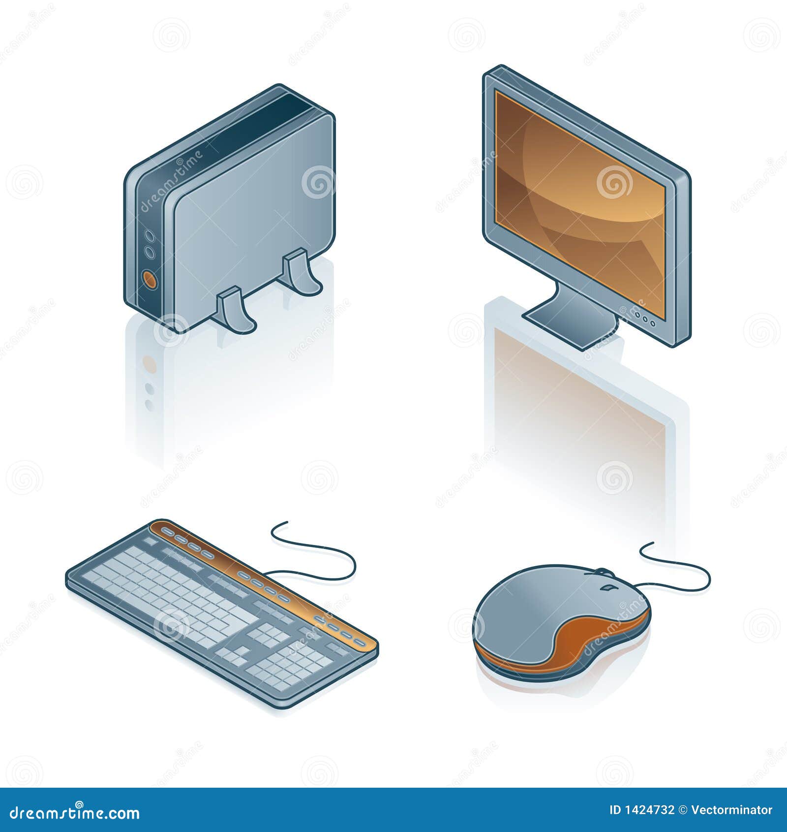 Auslegung-Elemente 44b. Computer-Ikonen Eingestellt Vektor Abbildung ...