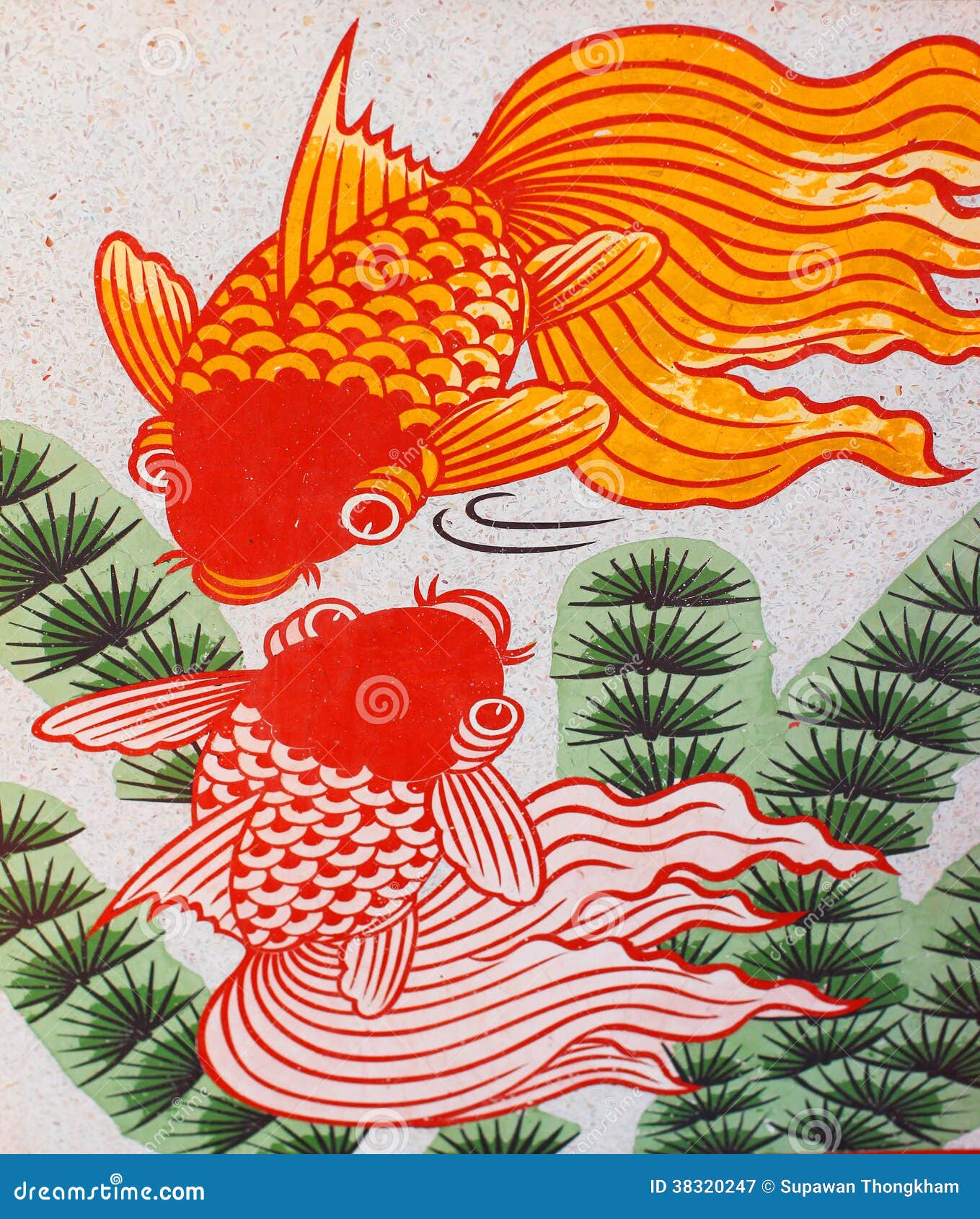 Double Fish Royalty-Free Stock Photography | CartoonDealer.com #4936955