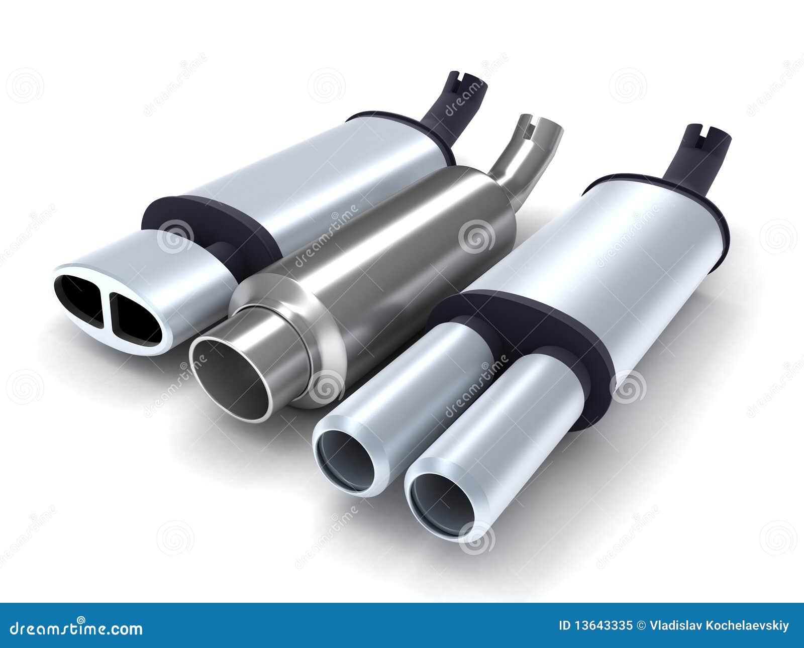 Auspuff-Rohr stock abbildung. Illustration von sammlung - 13643335