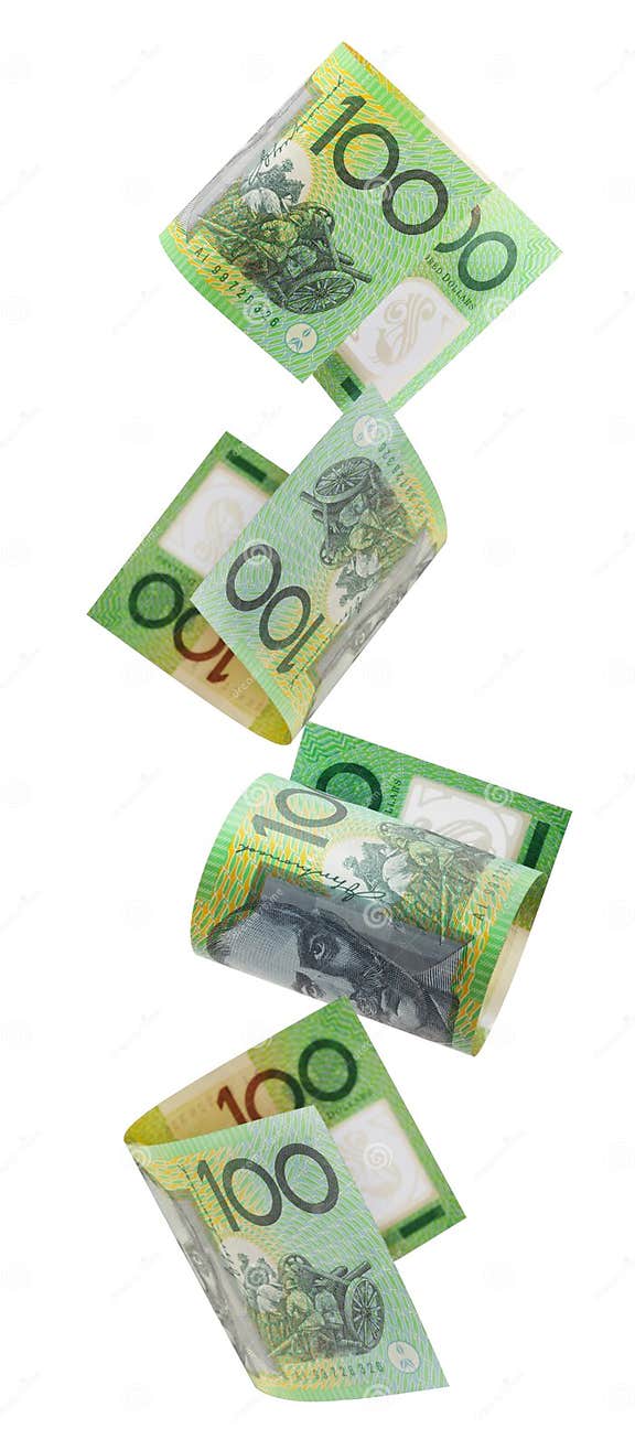 Aussie Hundreds Falling stock image. Image of raining - 7172813