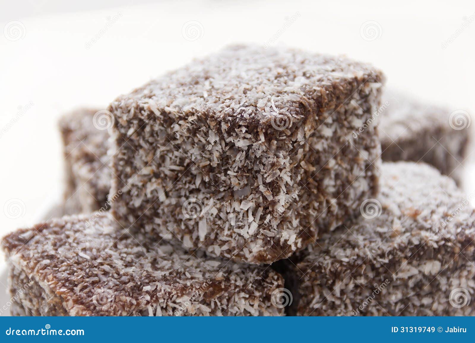 Aussie Lamingtons stock image. Image of culinary, calories - 31319749