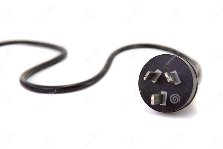 Aussie power cord. stock photo. Image of electrical, electricity - 3961962
