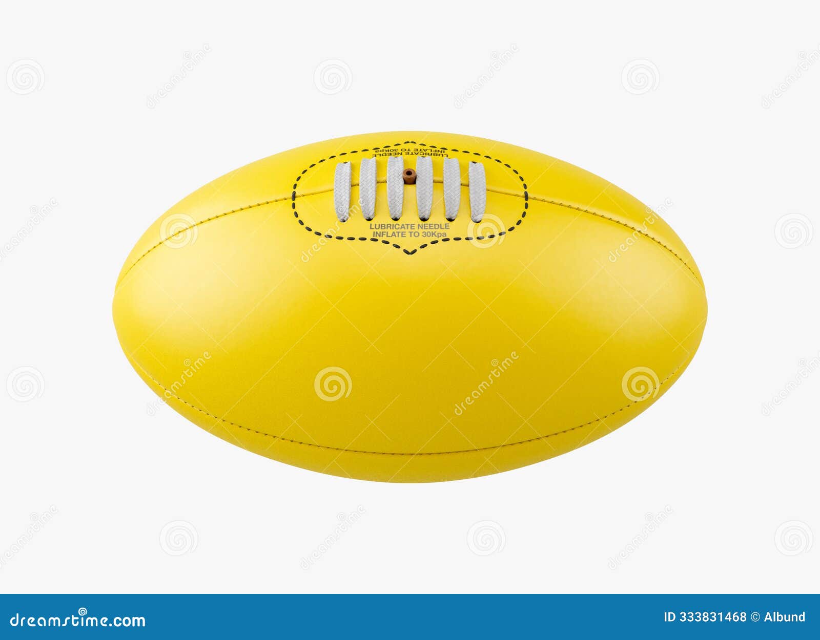 Aussie Rules Ball Yellow stock illustration. Illustration of native ...