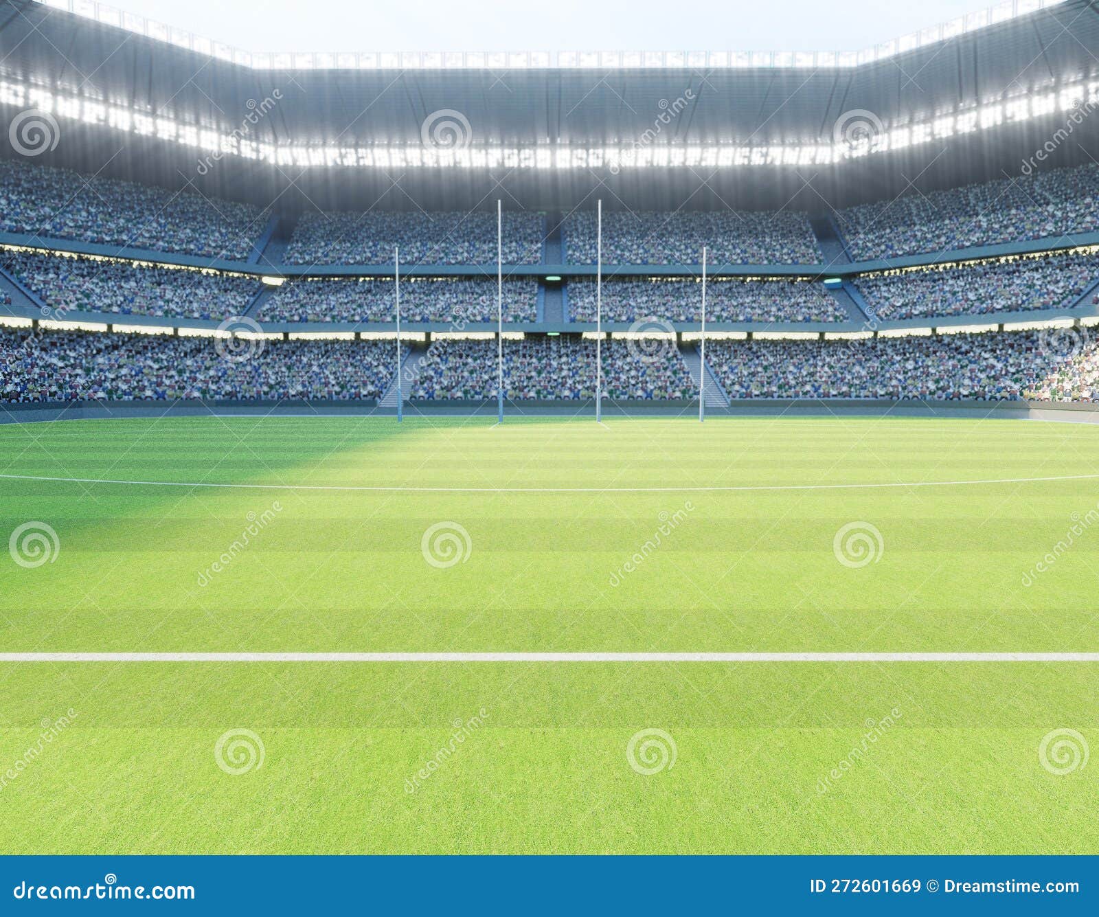 Aussie Rules Sports Ball Light Trail Royalty-Free Stock Image ...