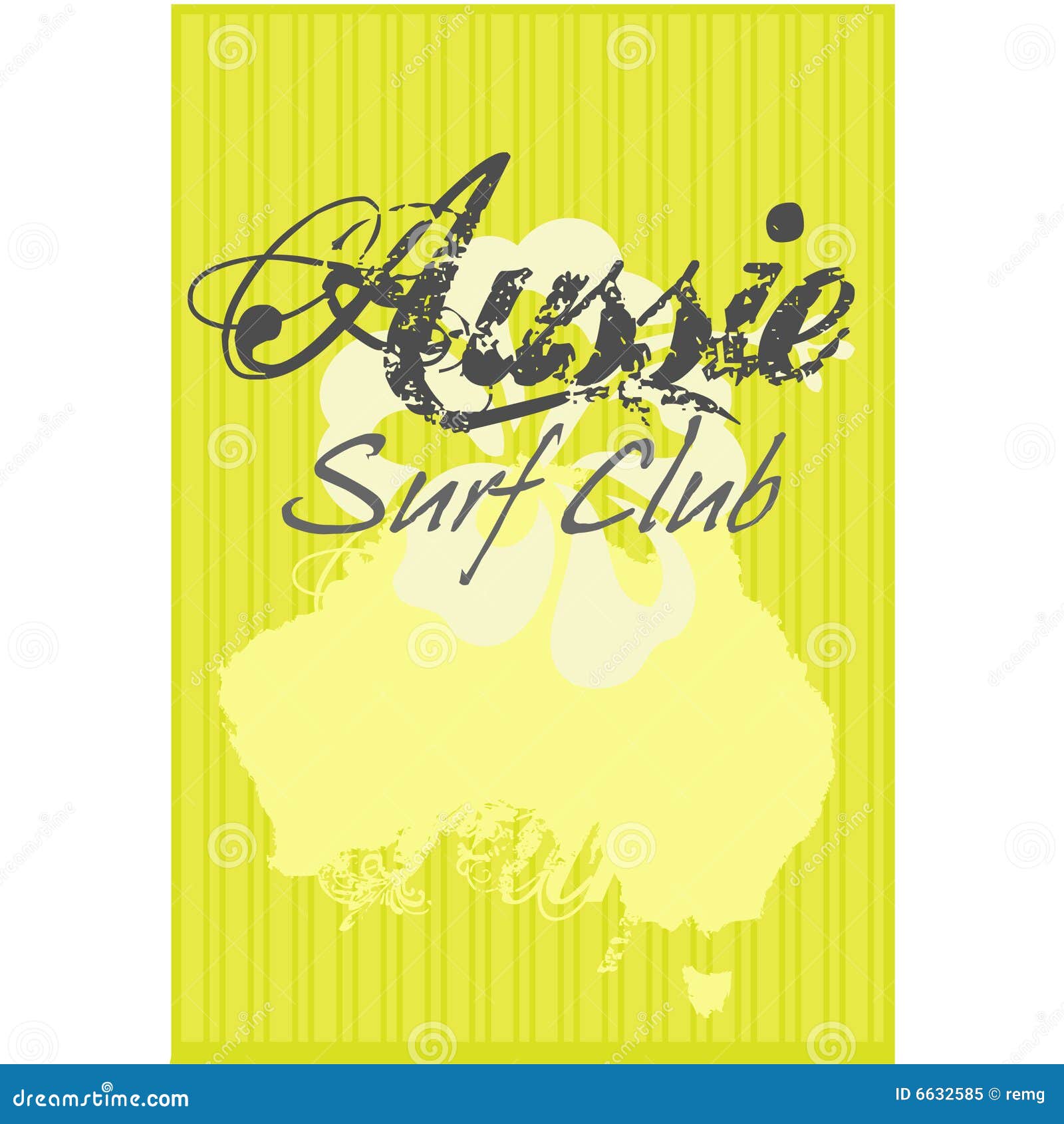 Aussie Surf Club stock illustration. Illustration of attractive - 6632585