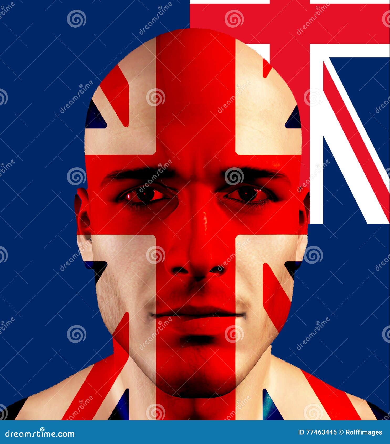 Aussie UK stock illustration. Illustration of banner - 77463445