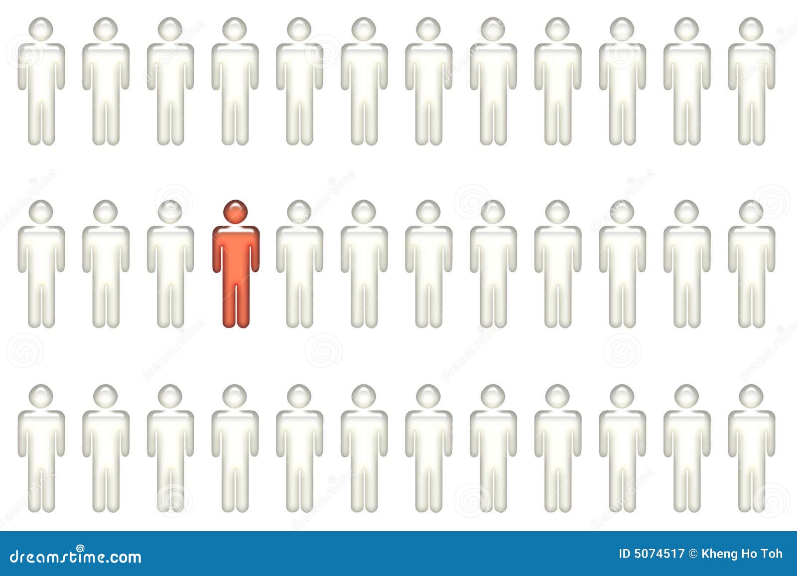 Aussortiert - Unterschiedlich Zu Jeder Stock Abbildung - Illustration ...