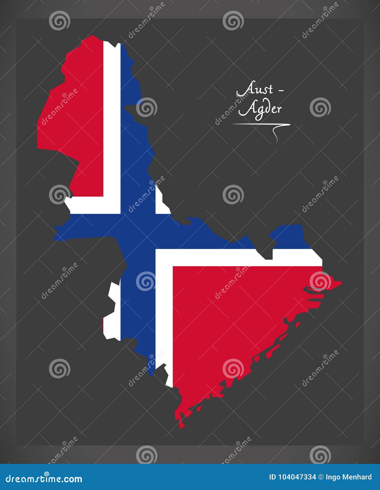 Aust-Agder Norway Silhouette Map With Transparent Background Cartoon ...